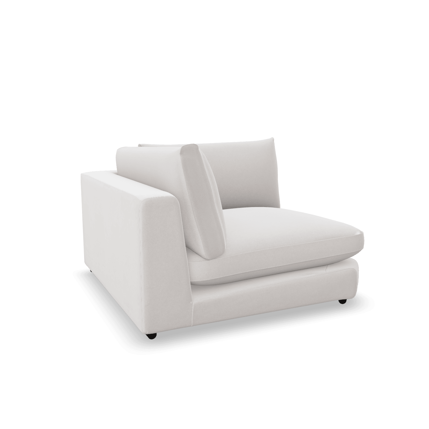 Modul-Sofas aus Samt, Leinen, Baumwolle. Mit bequemer, tiefer ...